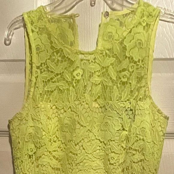 J. Crew | Dresses | Jcrew Beautiful Neon Lace Dress Armpit To Armpit 6 ...